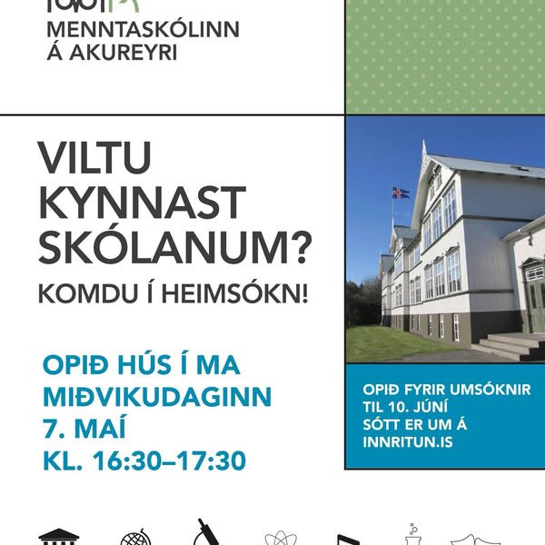 Opið hús í MA | Menntaskólinn á Akureyri